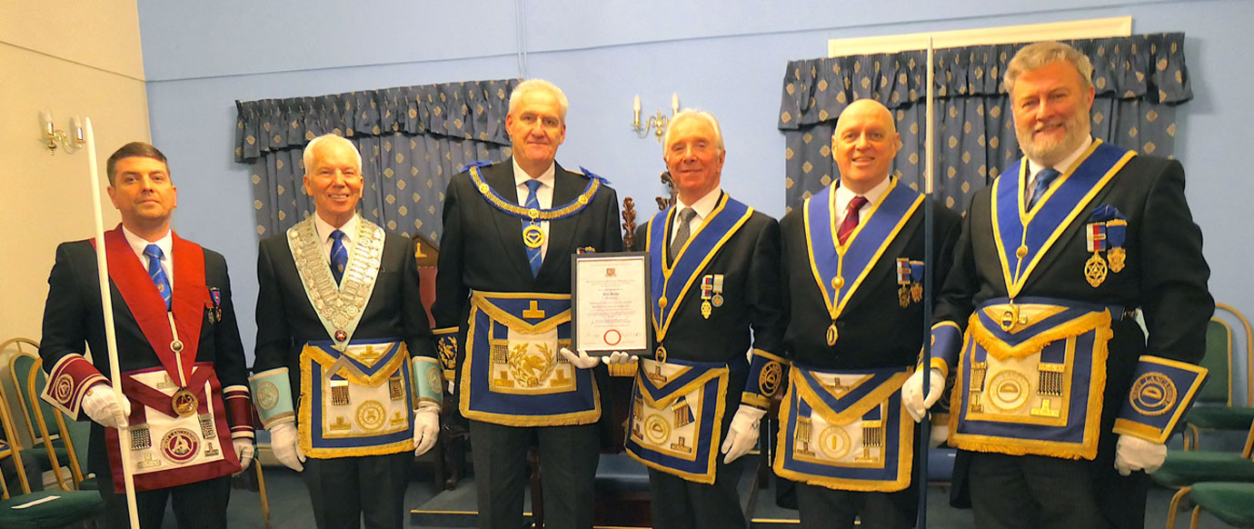 Eric celebrates 50 years as a Freemason - West Lancashire Freemasons