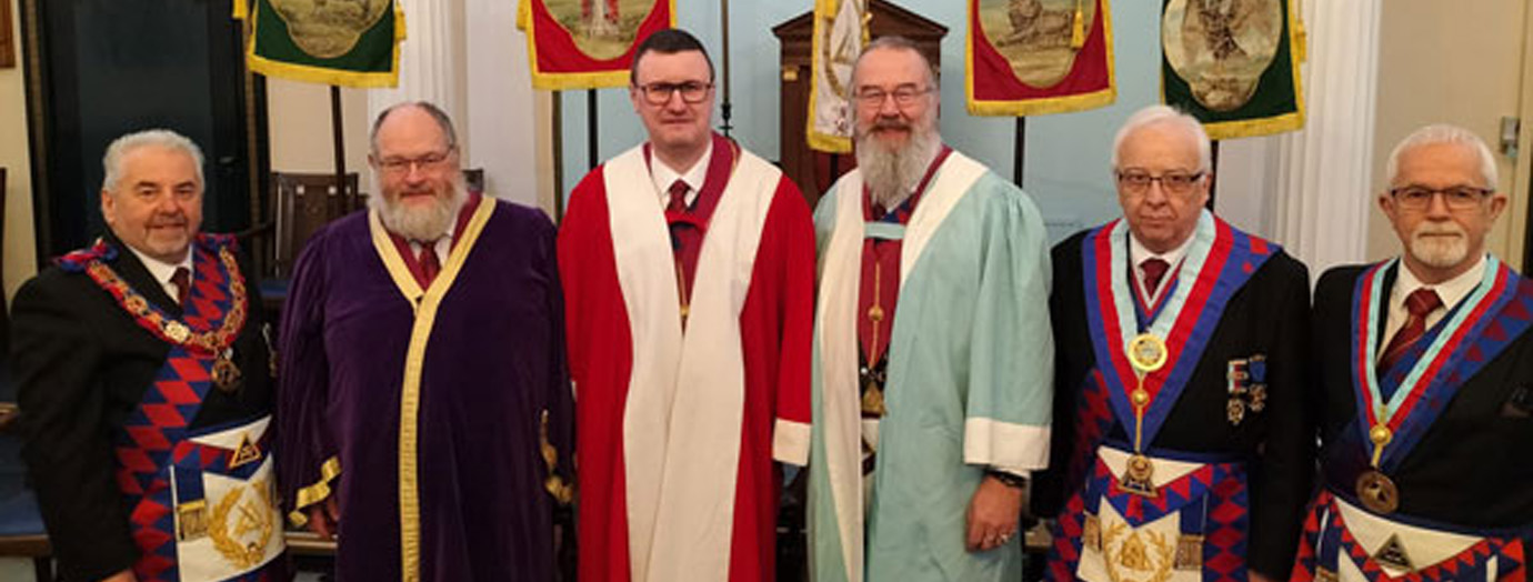 Bikers’ Chapter exalt five in one go! - West Lancashire Freemasons