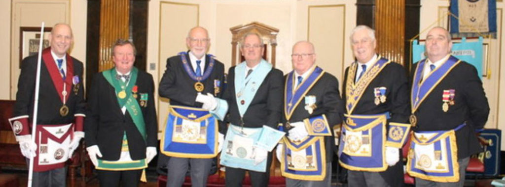 A wonderful ceremony with tartan to view - West Lancashire Freemasons