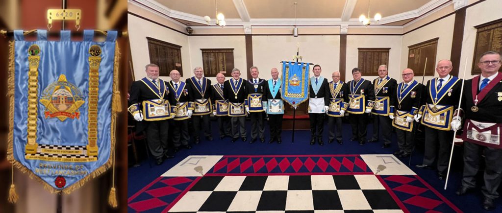An historic banner dedication ceremony - West Lancashire Freemasons
