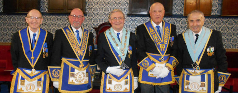 Sixth time Ian installed into King David Lodge - West Lancashire Freemasons