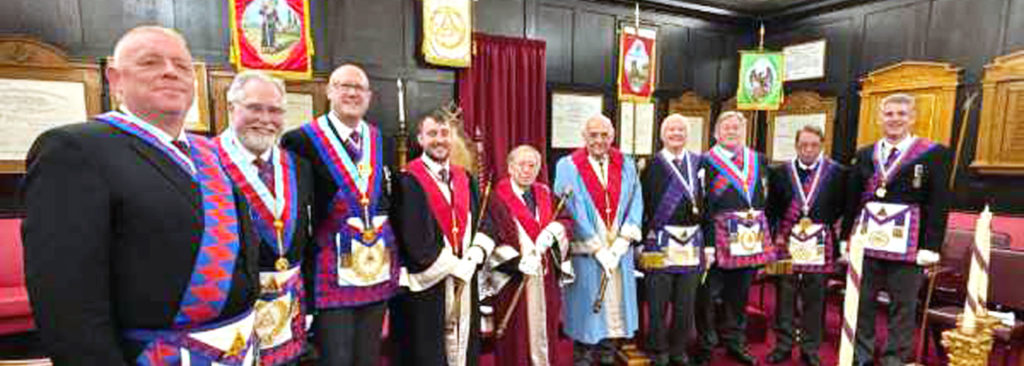 New principals for Heysham Chapter - West Lancashire Freemasons