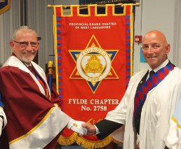Chris becomes a Fylde Chapter Royal Arch Mason in splendid form - West ...